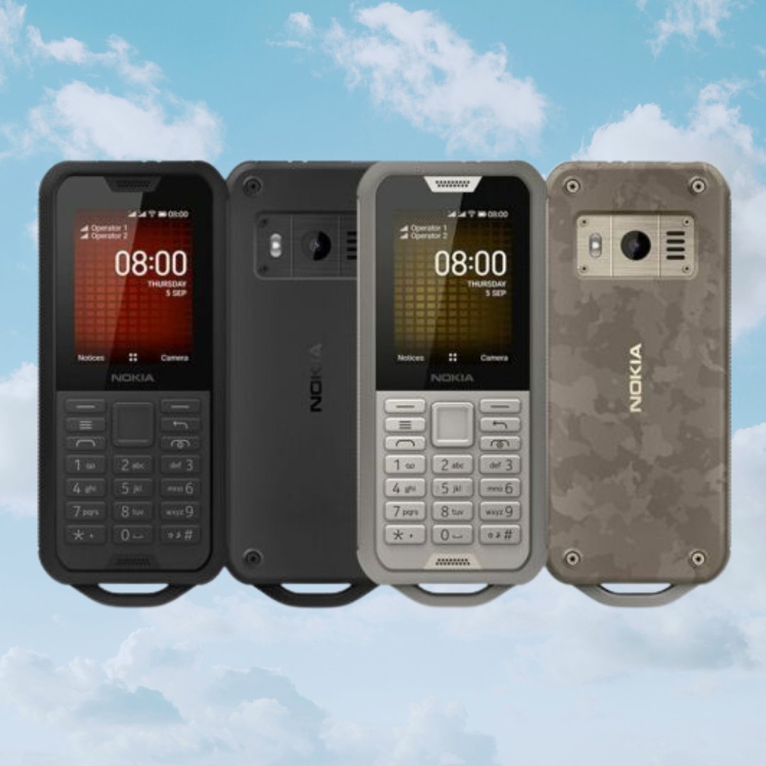 Nokia 800 Tough - Unlocked - Indestructible 4G Feature Phone – Y2KPHONES