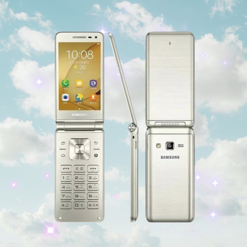 Buy Samsung Galaxy Folder 1 G1600 - Unlocked - Android Flip Phone – Y2K ...